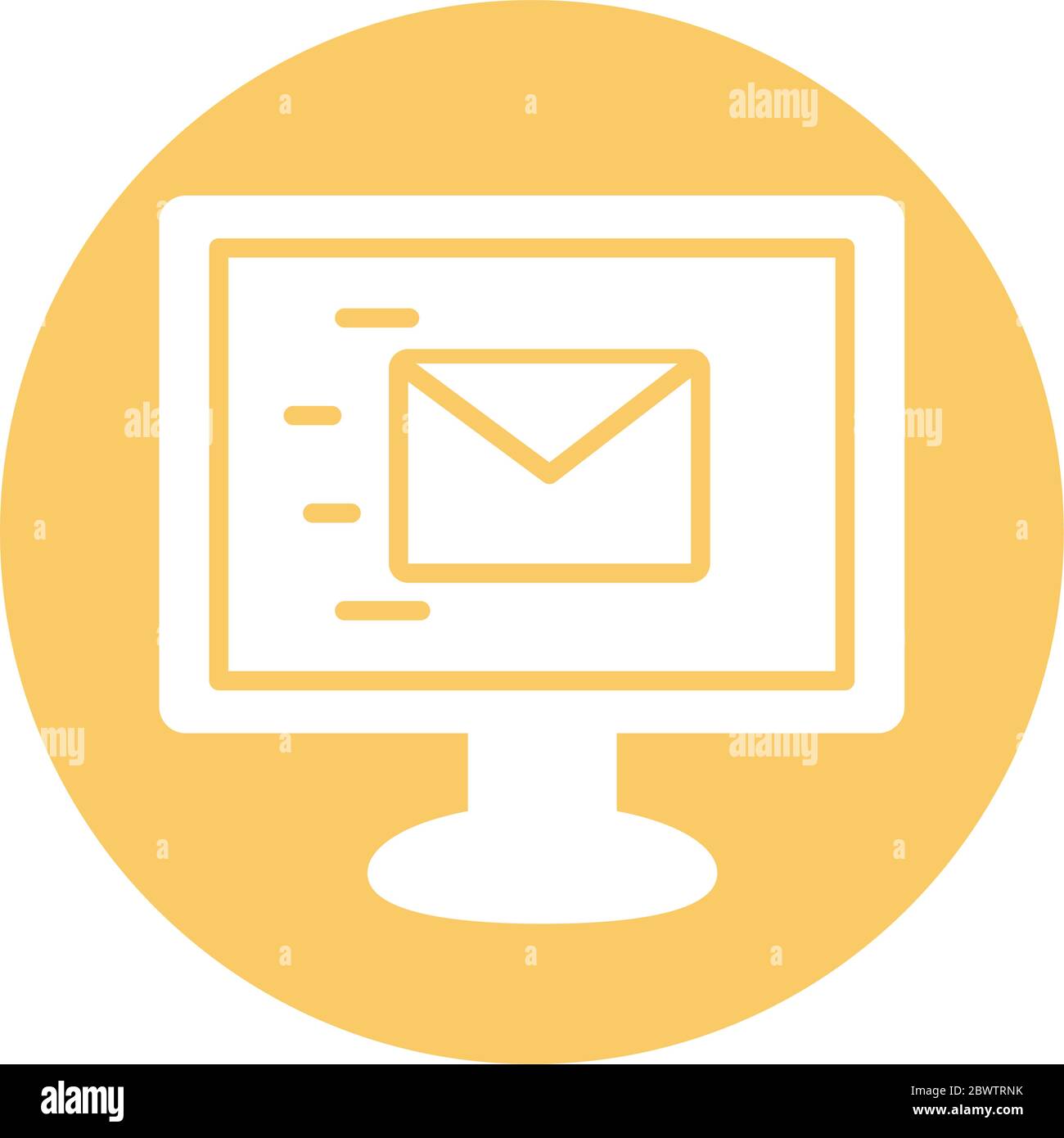 Computer e mail icon simple style hi-res stock photography and images ...