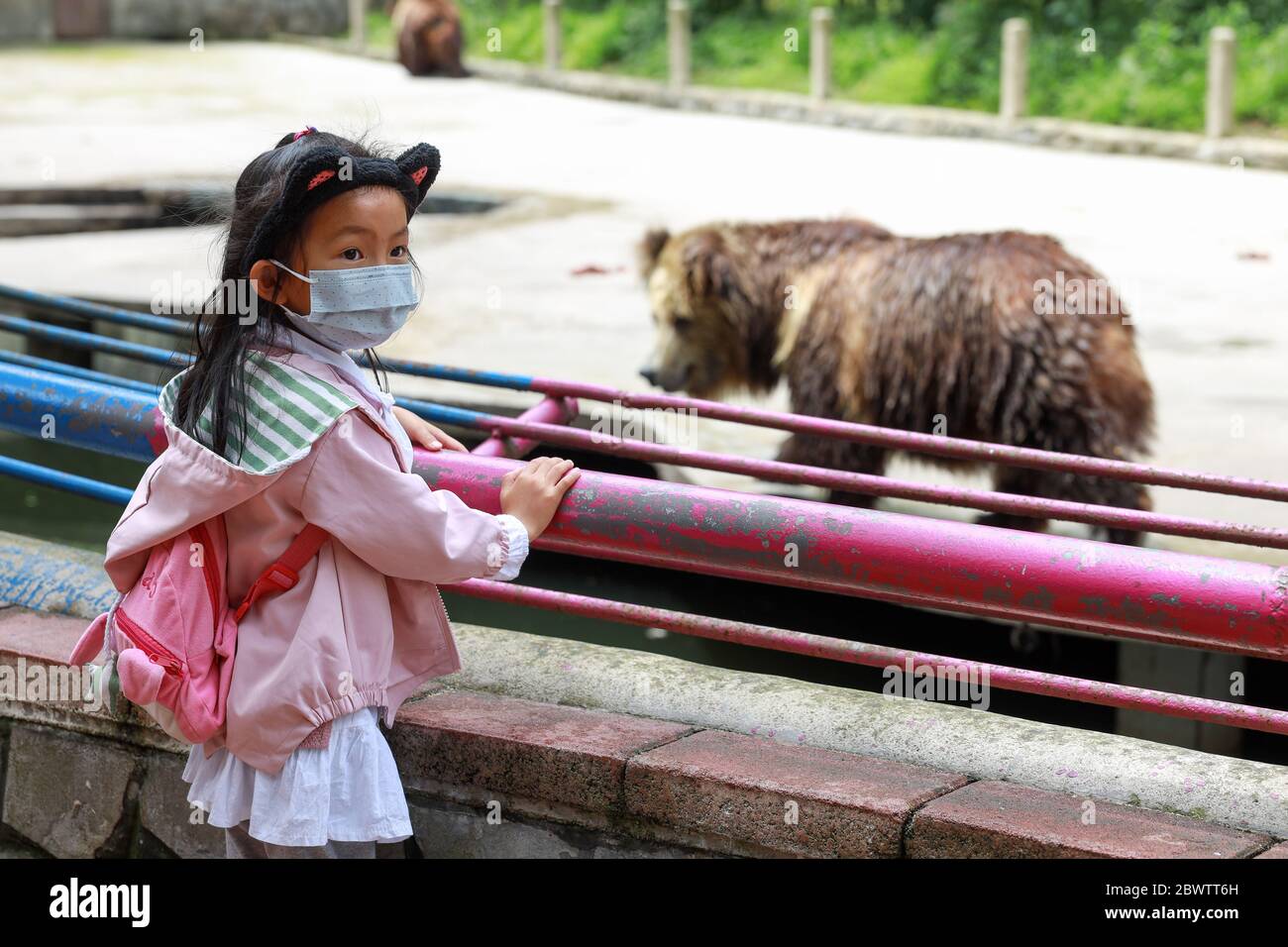 Guiyang, China's Guizhou Province. 3rd June, 2020. A child visits a zoo ...