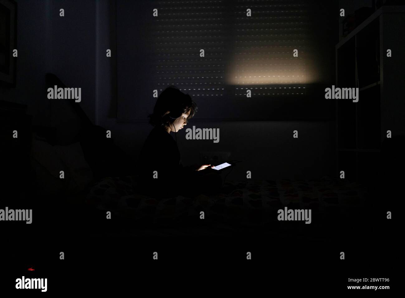 Dark room computer hi-res stock photography and images - Alamy