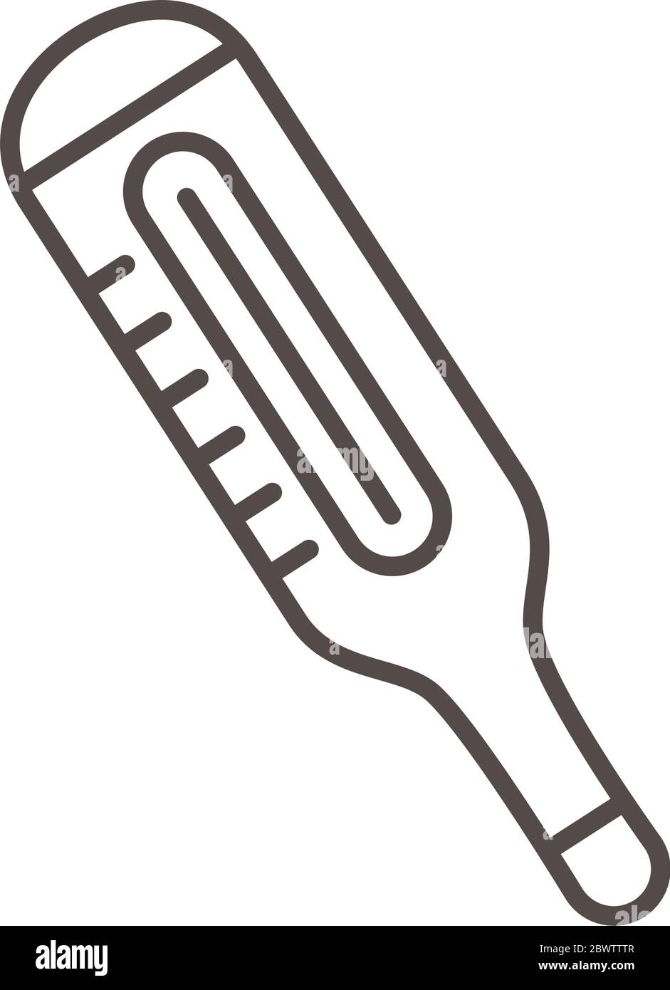 thermometer temperature measure line style Stock Vector Image & Art - Alamy