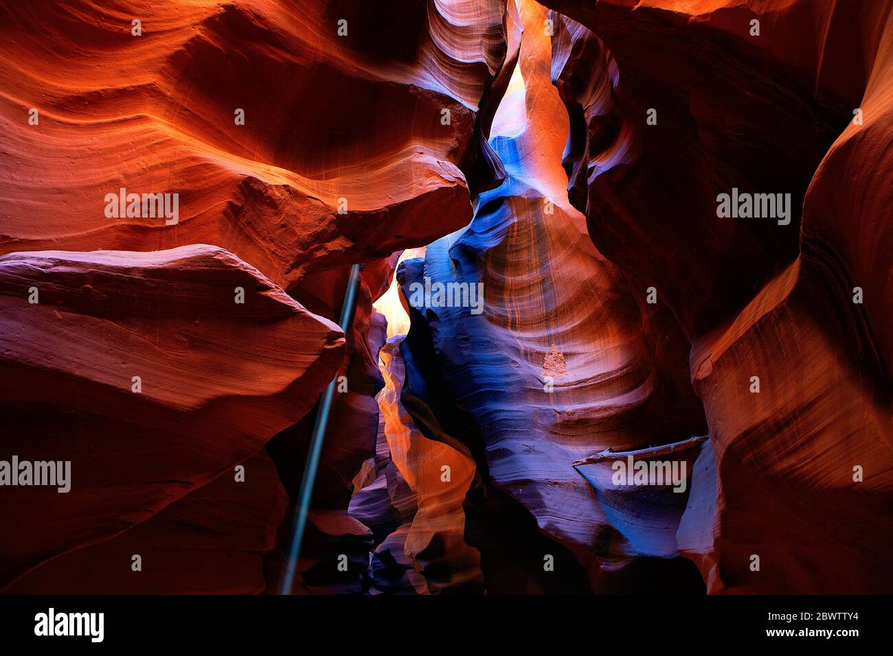 USA, Arizona, Smooth eroded walls of Antelope Canyon Stock Photo - Alamy