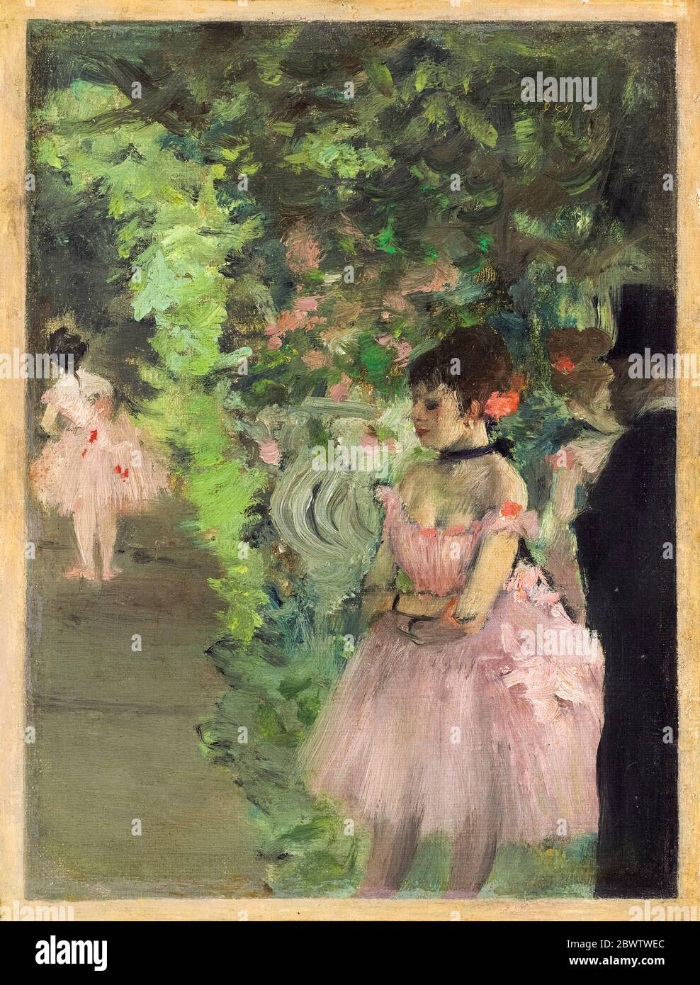 Edgar Degas Dancers Backstage