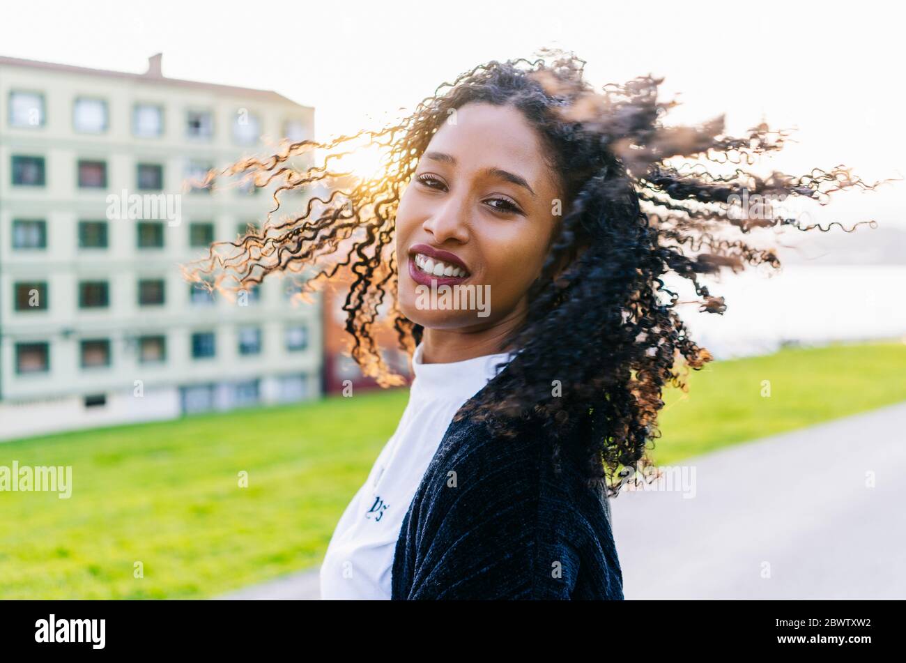 Ringlets hair hi-res stock photography and images - Alamy