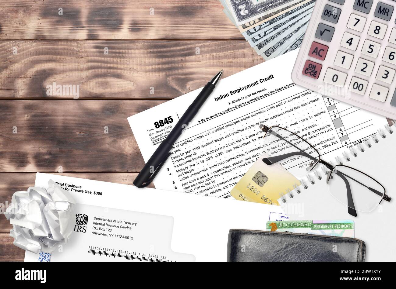 Us green card indian hi-res stock photography and images - Alamy