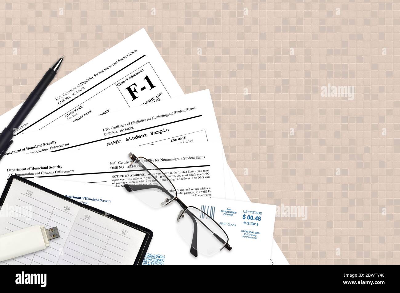 USCIS form I-20 Certificate of eligibility for nonimmigrant student ...