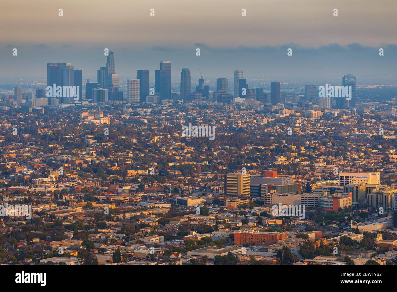 Aerial View Of Los Angeles High Resolution Stock Photography and Images ...