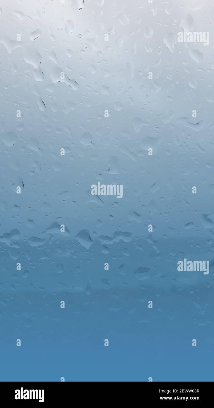 Blue raindrop abstract Stock Photo - Alamy