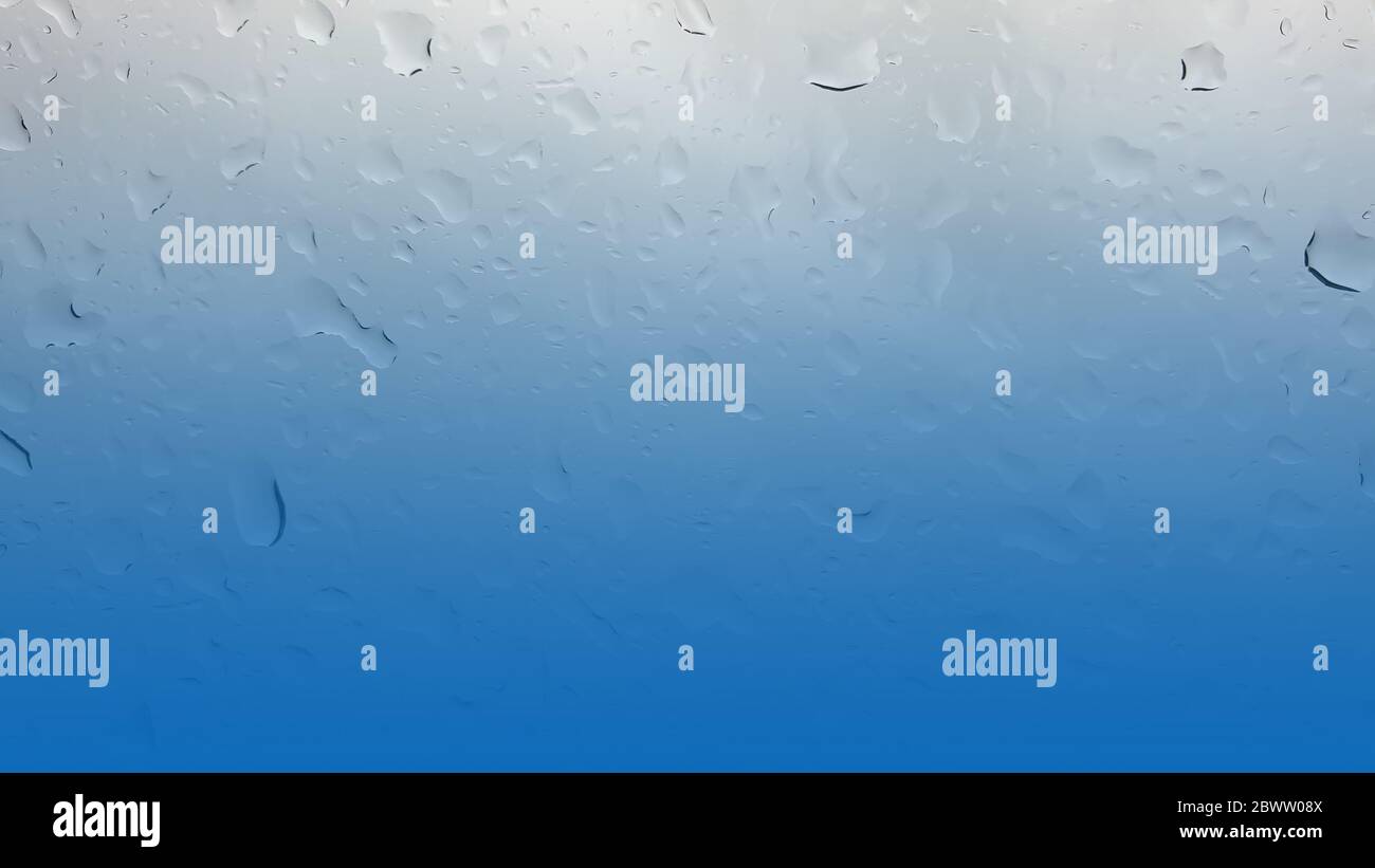 Blue raindrop abstract Stock Photo - Alamy