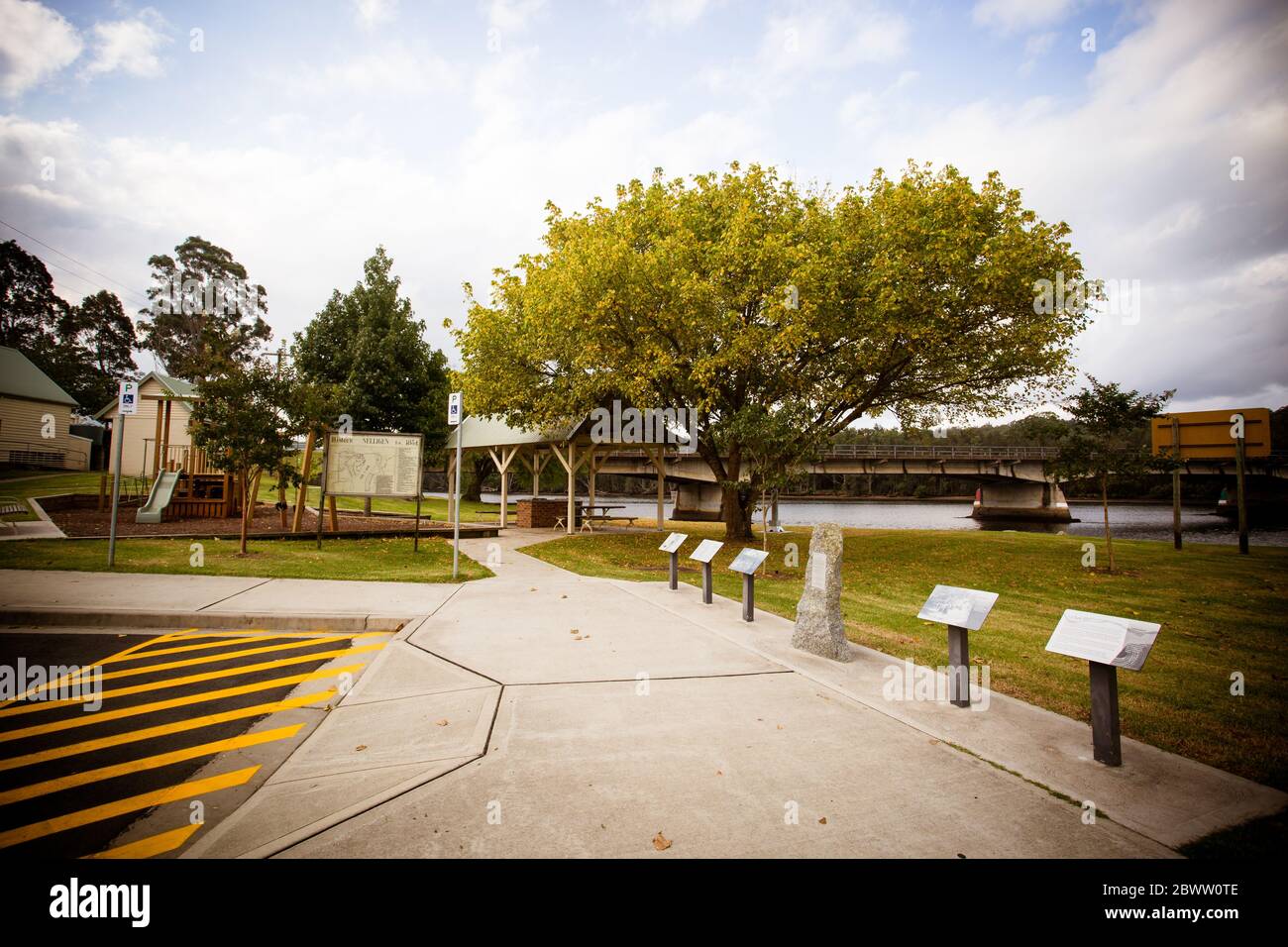 The Township of Nelligen in Australia Stock Photo - Alamy