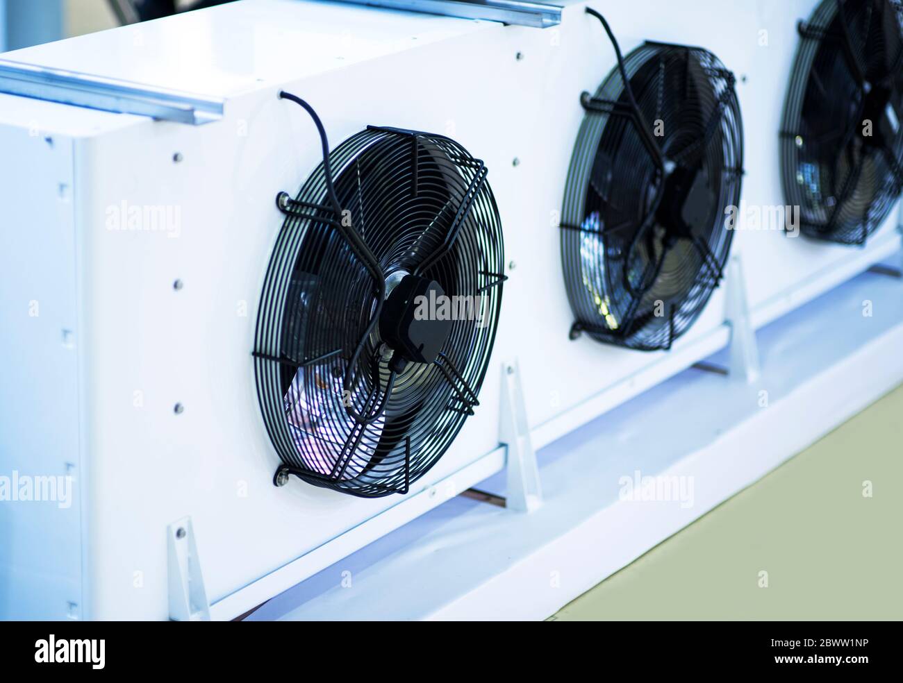 Modern humidifier and air purifier At the factory Stock Photo - Alamy