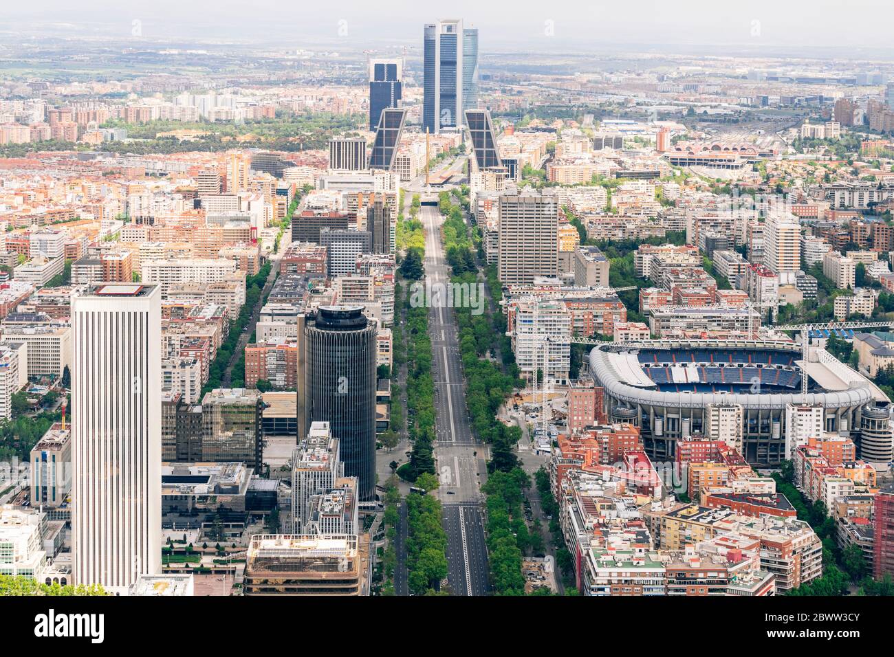 View of the downtown of madrid hi-res stock photography and images - Alamy