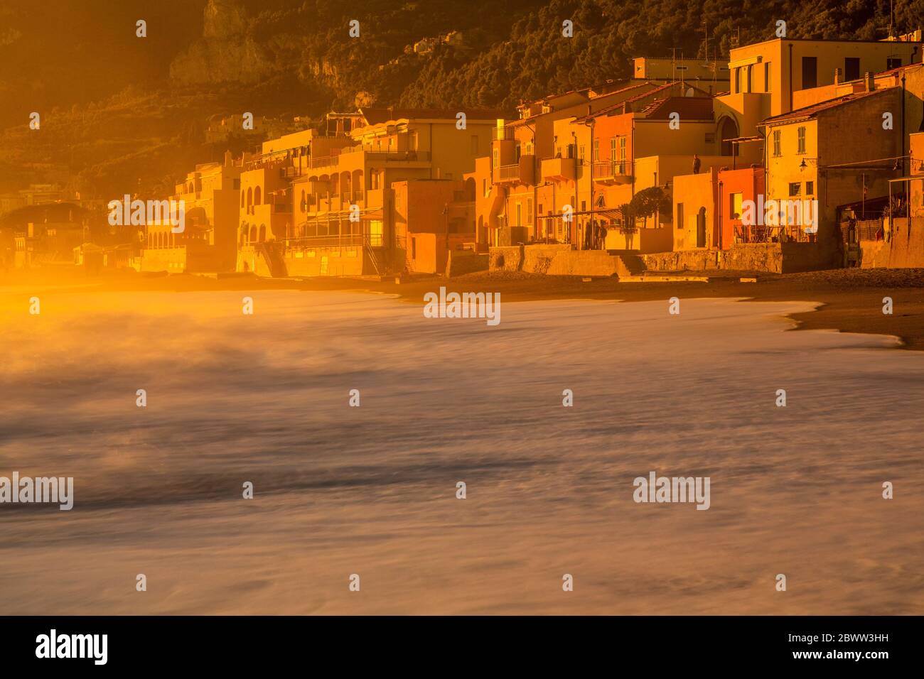Italy Liguria Varigotti - the marine village of Varigotti Stock Photo ...