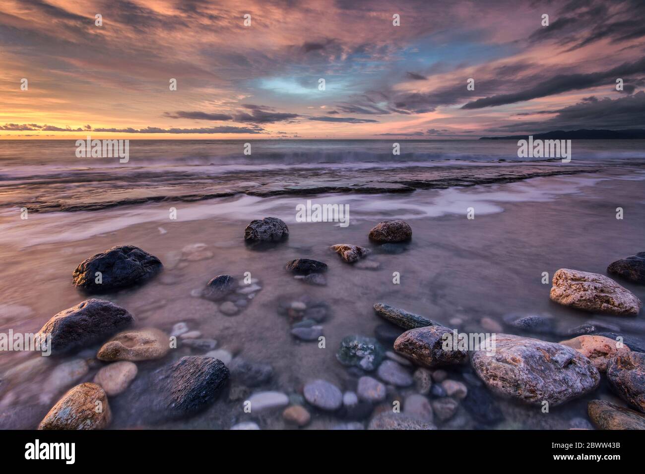Italy çLiguria Varigotti - The beach of Varigotti Stock Photo - Alamy