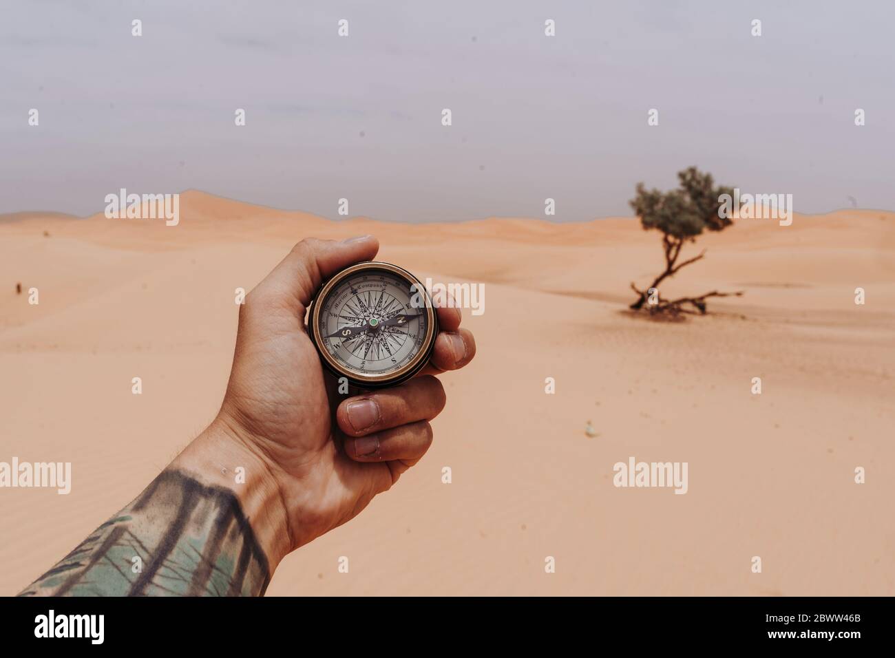 Compass tattoo hi-res stock photography and images - Alamy