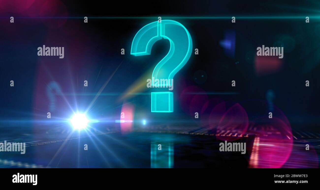 Question mark 3d hi-res stock photography and images - Alamy