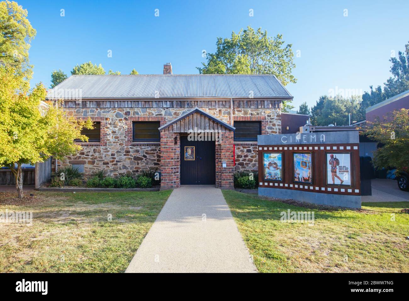 Township of Bright in Australia Stock Photo - Alamy