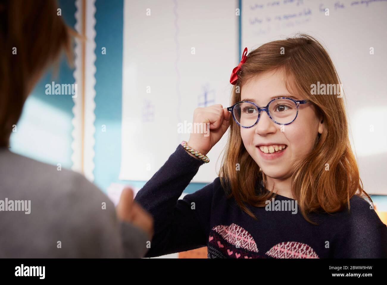 Children during lesson in hi-res stock photography and images - Alamy