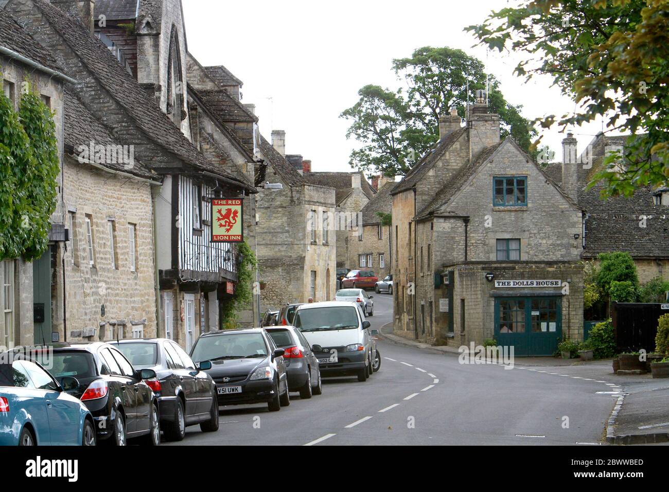Northleach village centre in Gloucestershire, England Stock Photo - Alamy