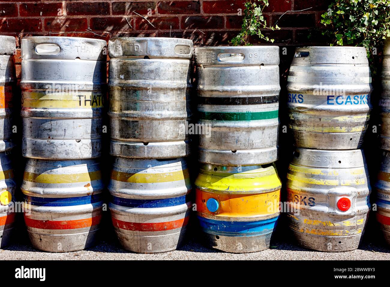 Beer ale bitter barrel barrels keg kegs hi-res stock photography and ...