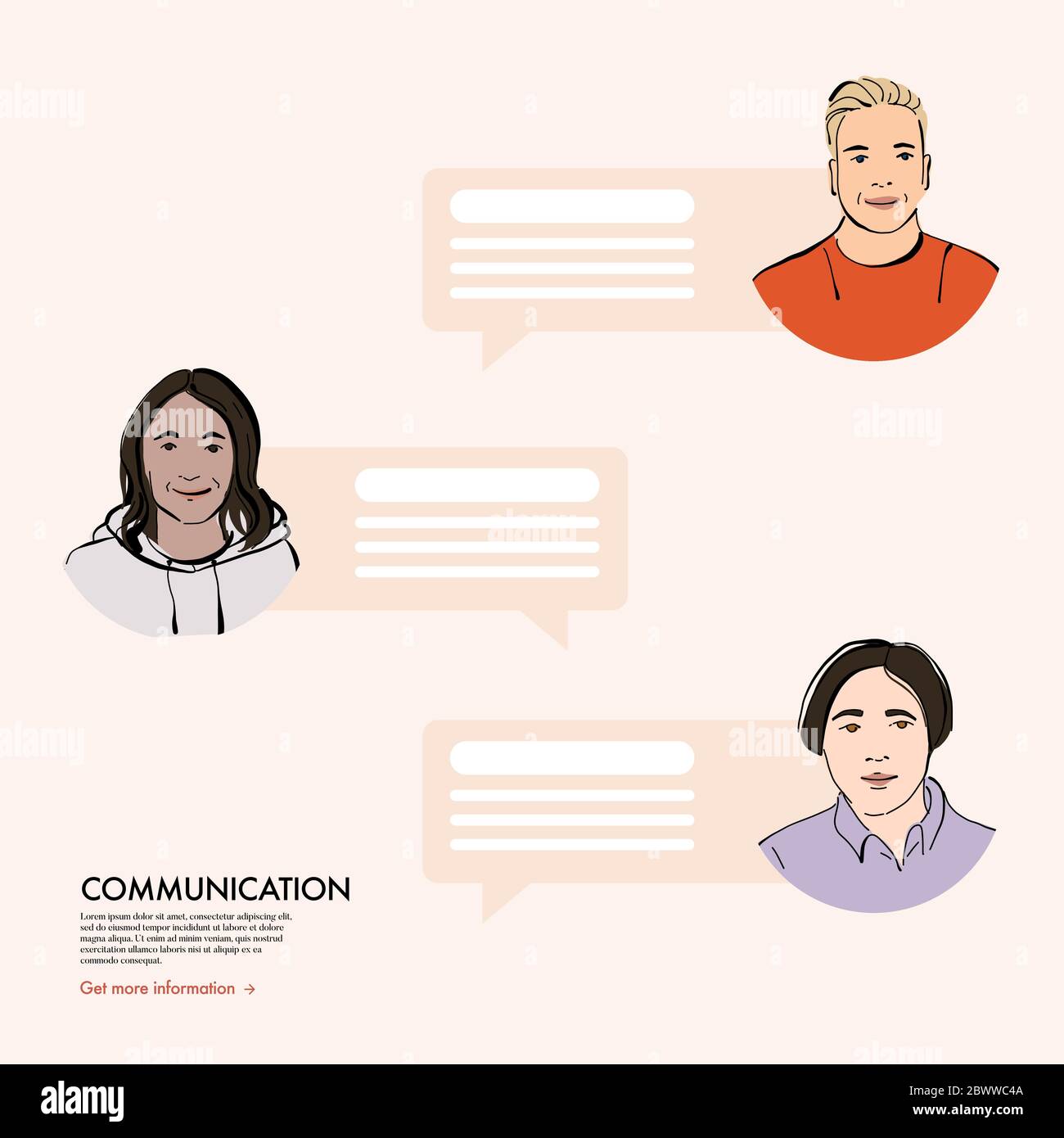 Interview online study school Stock Vector Images - Alamy