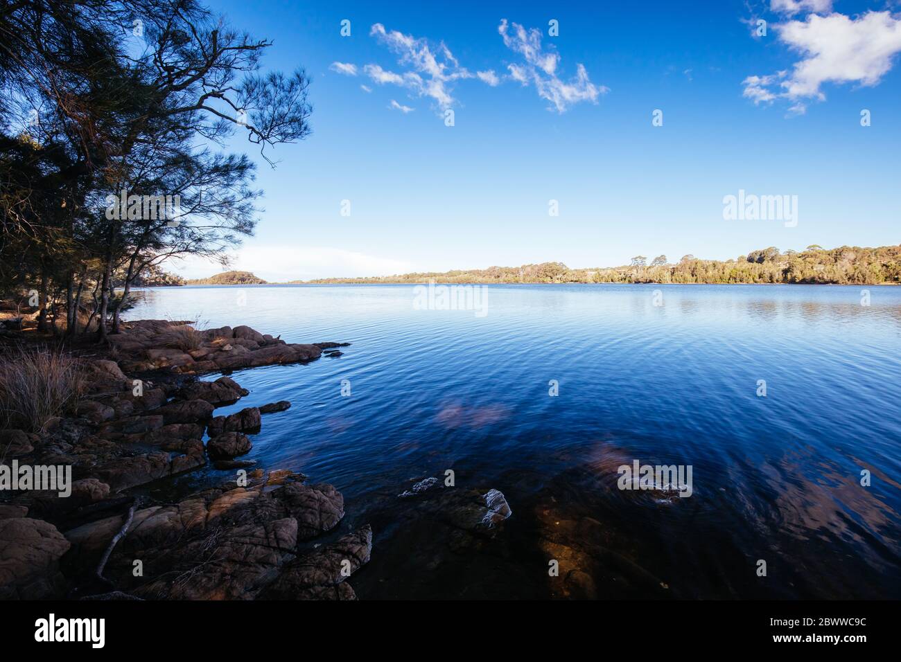 Bodalla Park and Lake Mummuga in Australia Stock Photo - Alamy