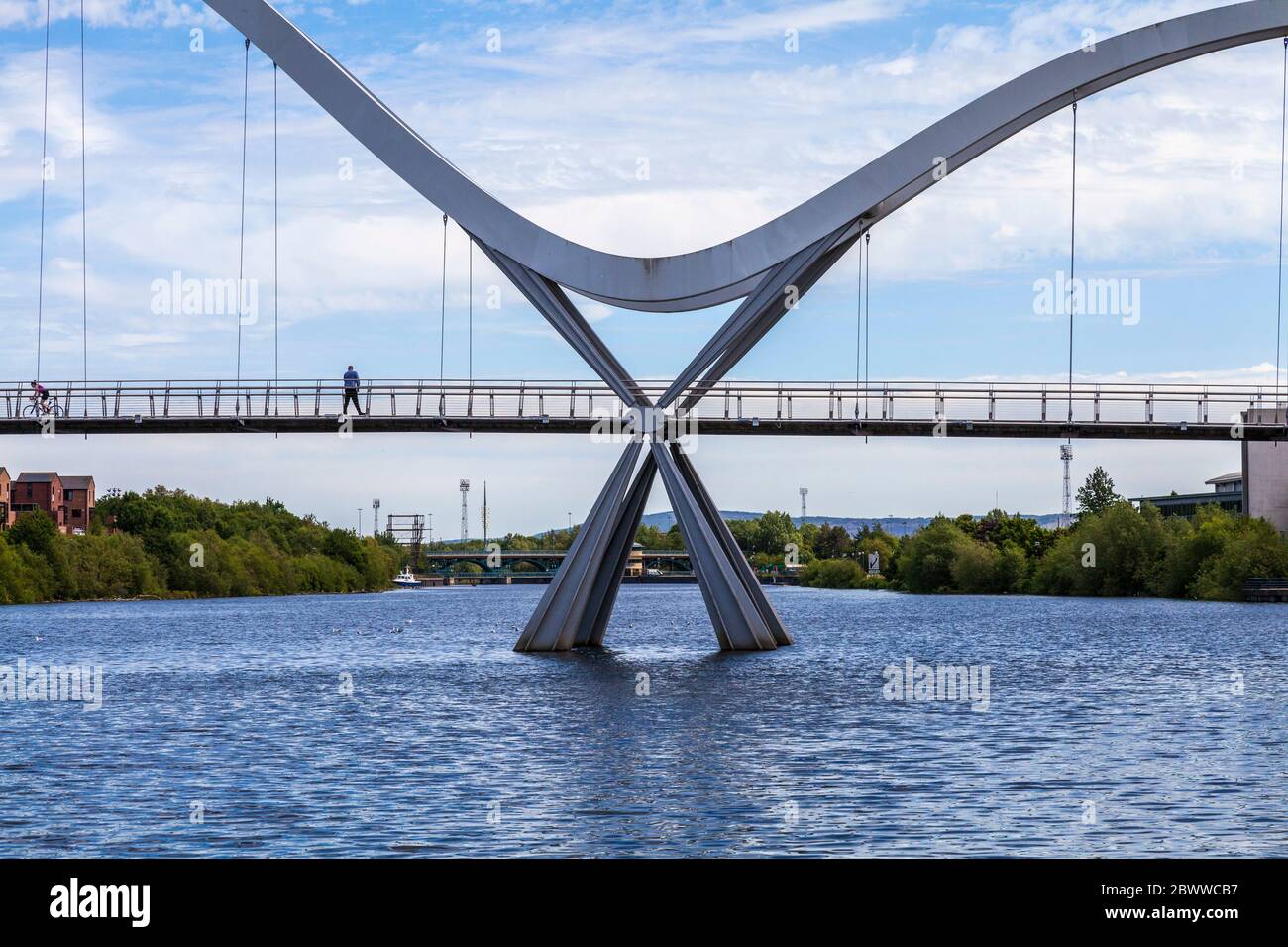 The Infinity Bridge in Stockton on Tees,England,UK Stock Photo - Alamy