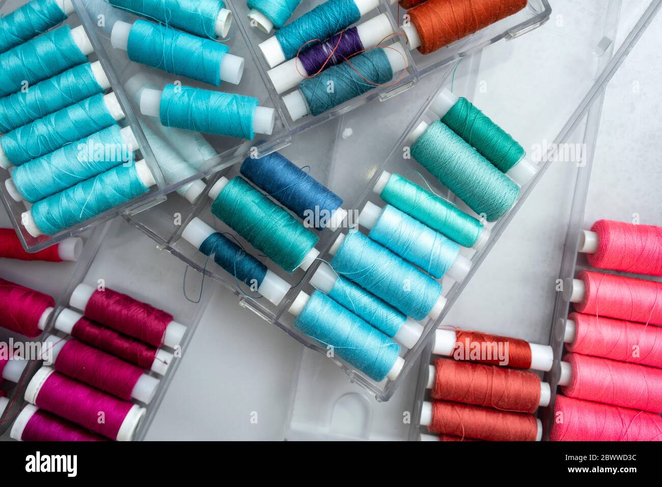 Spools of colour hi-res stock photography and images - Alamy