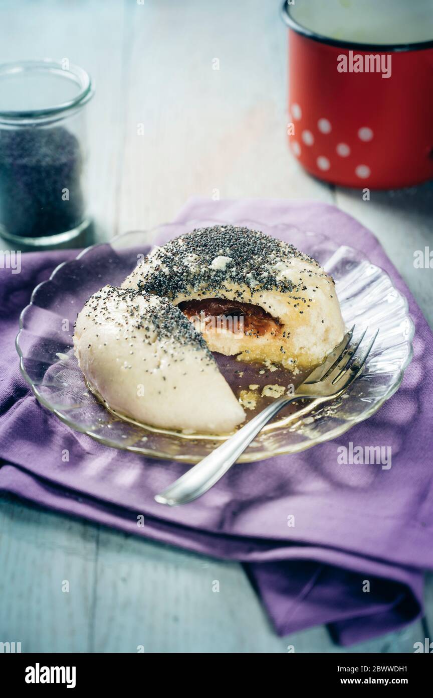 Sweet germknodel dumpling poppy hi-res stock photography and images - Alamy