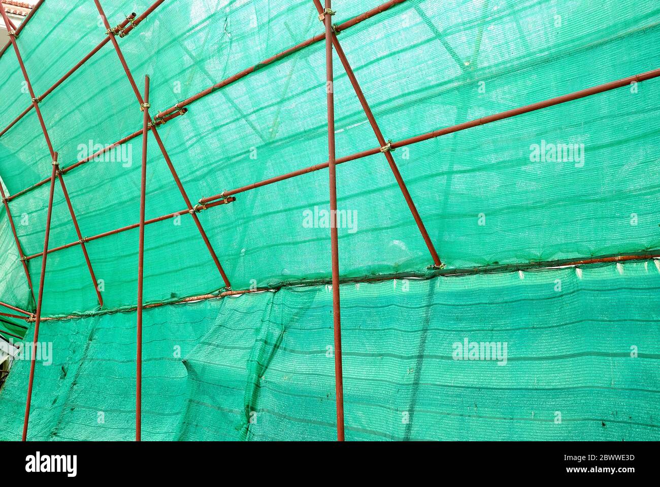Safety Net in Construction Site Stock Photo - Alamy