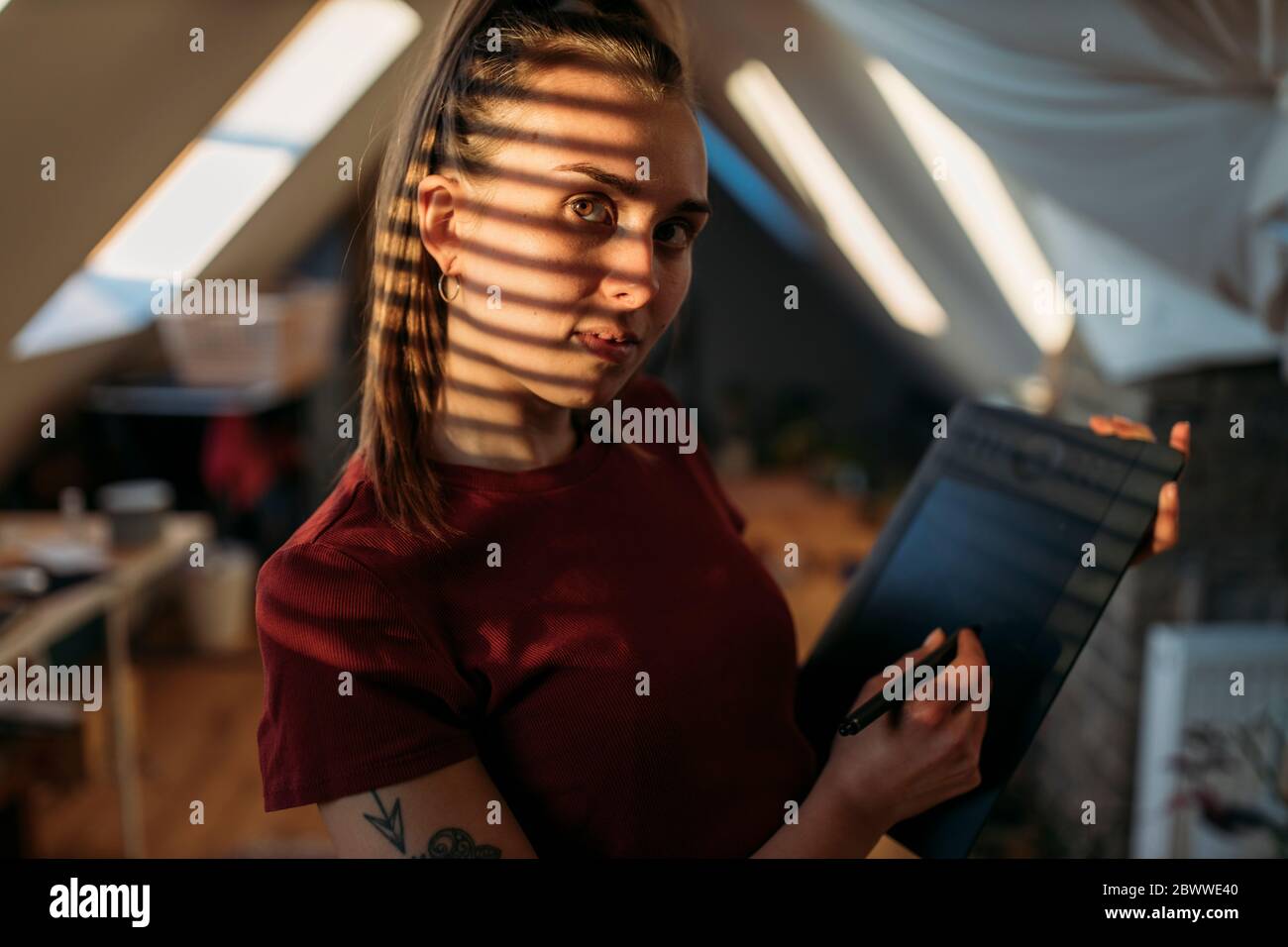 Portrait computer graphics hi-res stock photography and images - Alamy