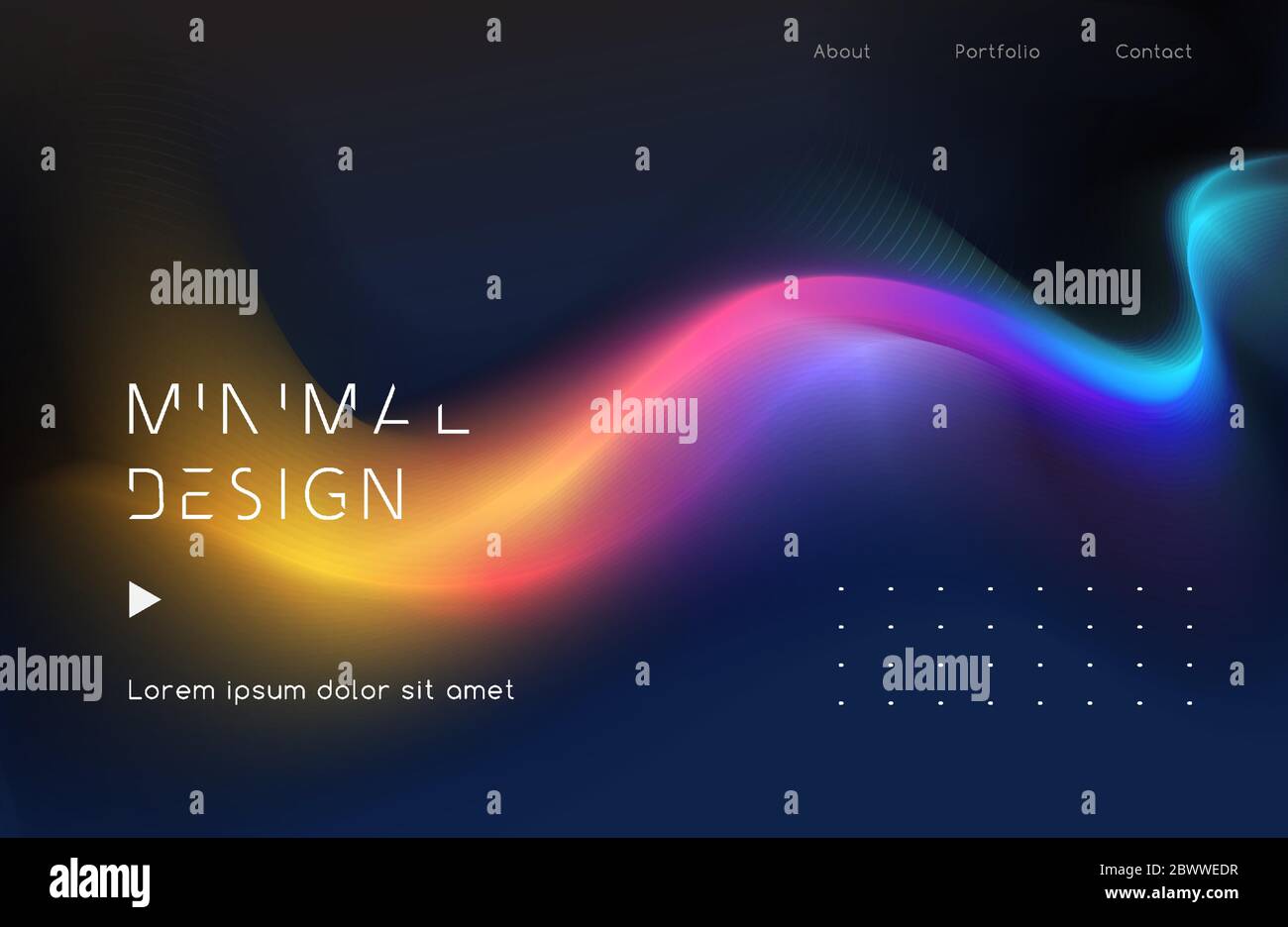 Moving colorful abstract background. Dynamic neon Effect. Design ...