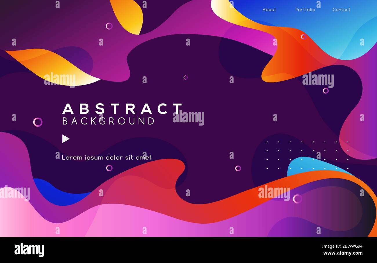 Moving colorful abstract background. Dynamic Effect. Vector ...