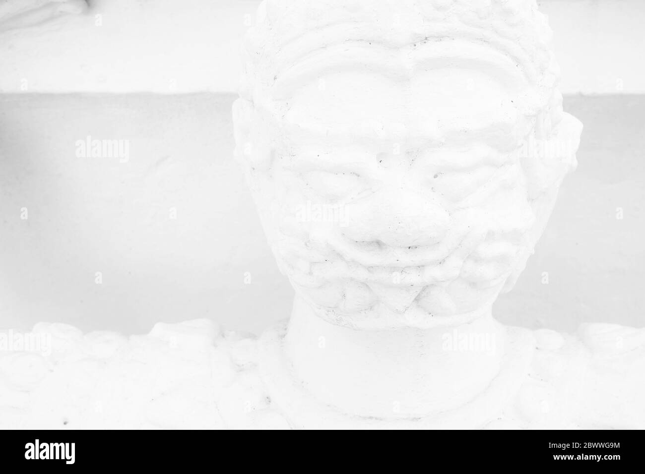 Ancient White Giant Statue Background Stock Photo - Alamy