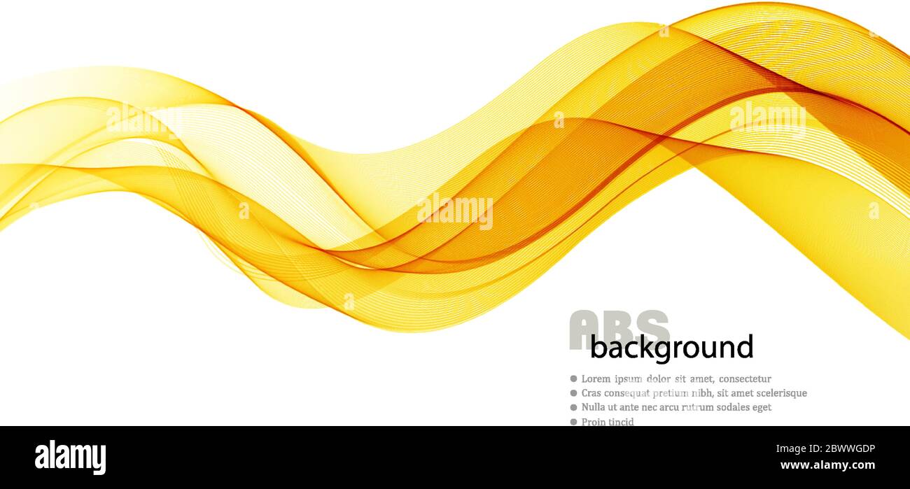 Gold wave business card design Stock Vector Images - Alamy