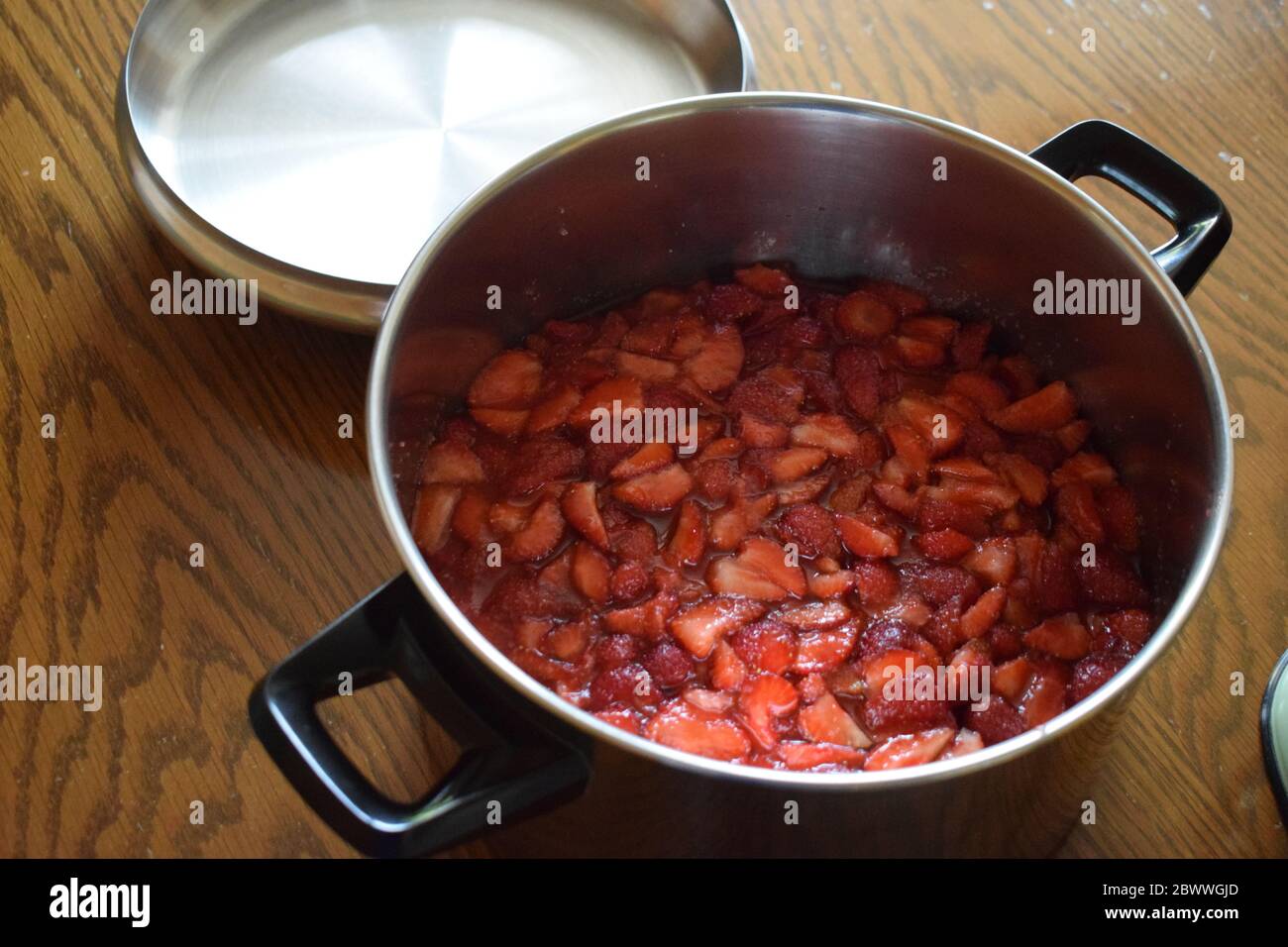homemade strawberry marmalade Stock Photo - Alamy