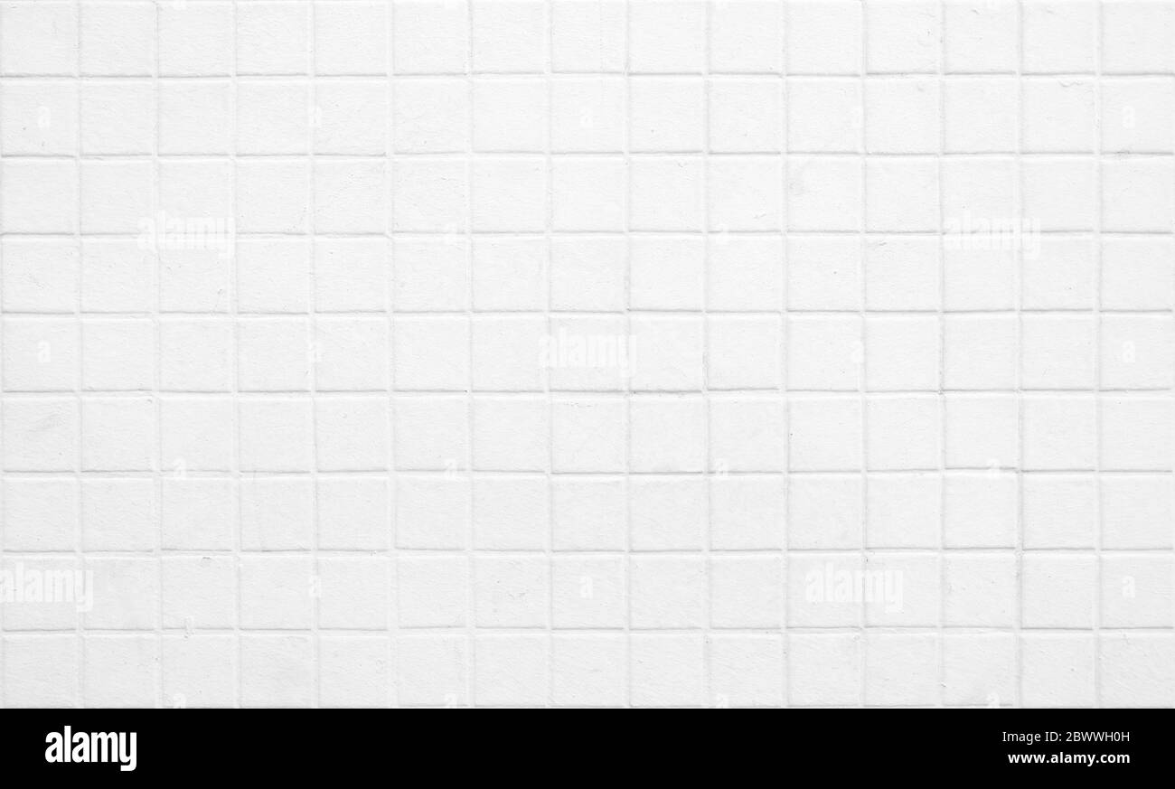 White Grunge Mosaic Toilet Wall Texture Background Stock Photo - Alamy