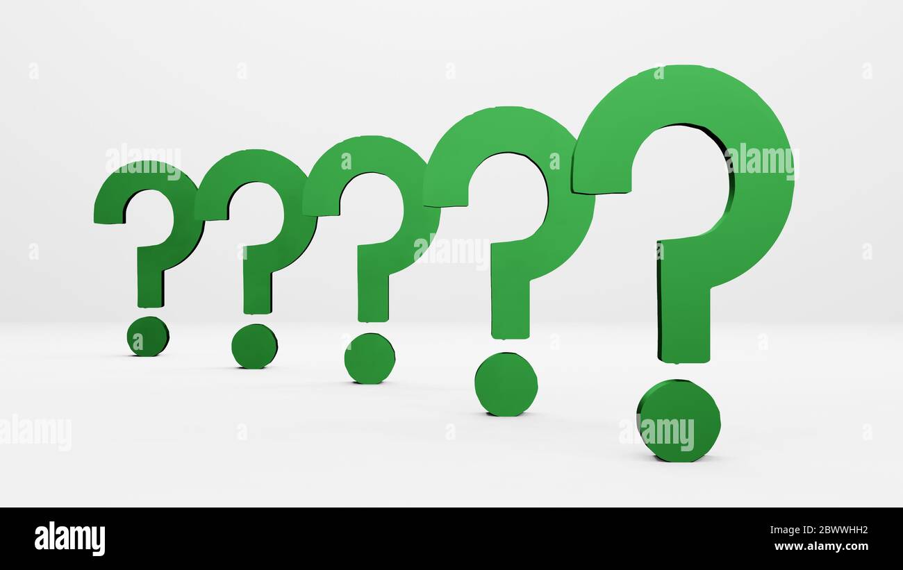 Question marks green hi-res stock photography and images - Alamy