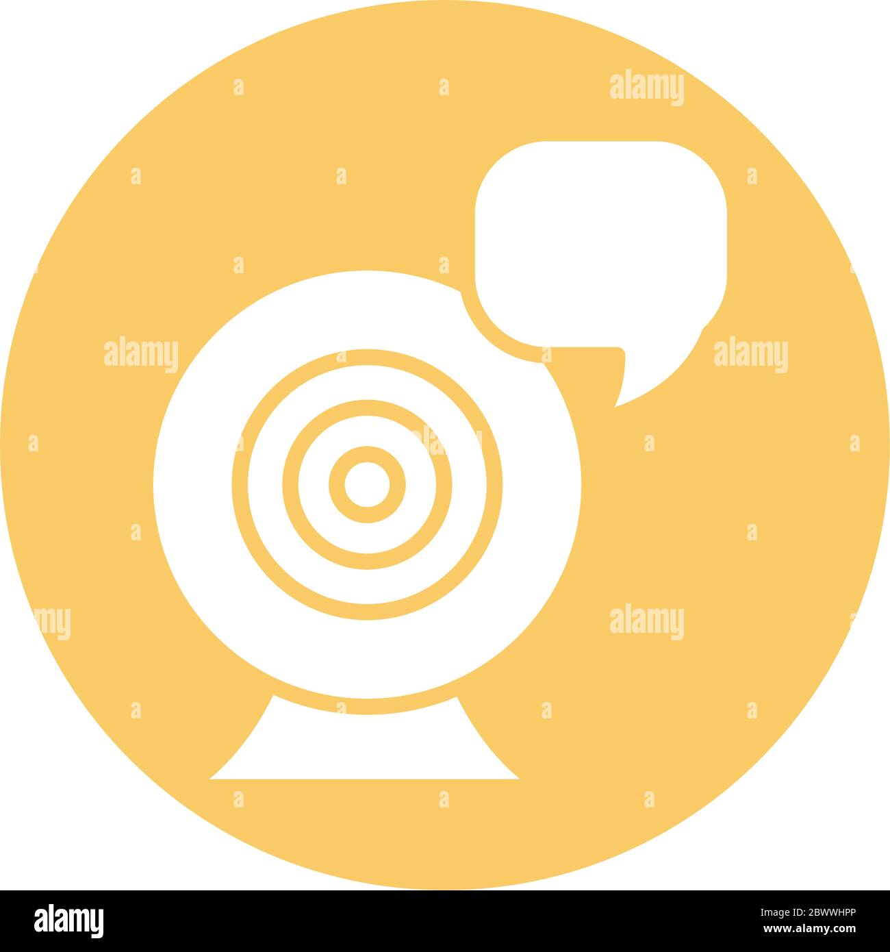 webcam device block style icon Stock Vector Image & Art - Alamy