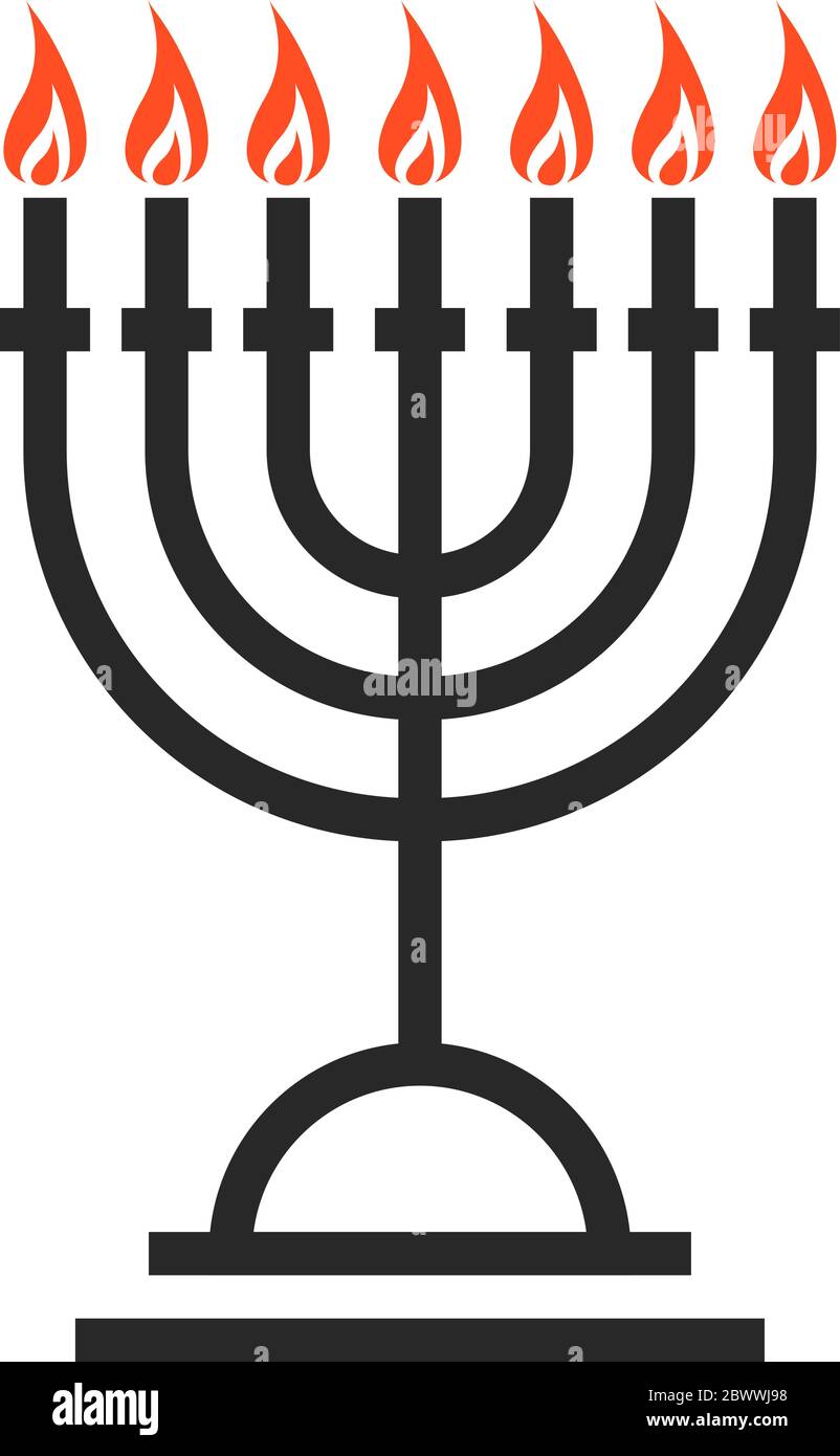 Judaism thin black line Cut Out Stock Images & Pictures - Alamy
