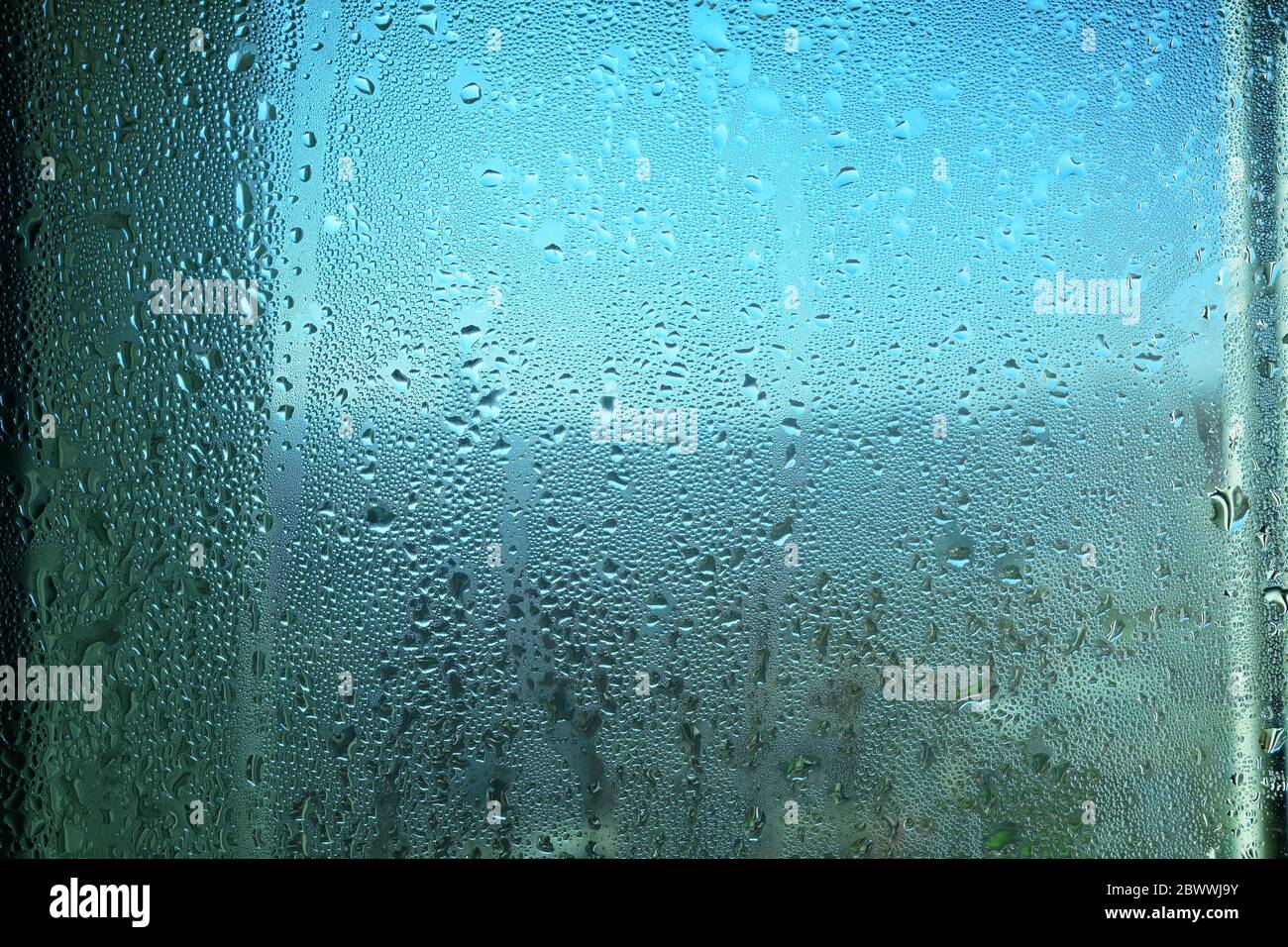 Steam Drops on Glass Window Background Stock Photo - Alamy