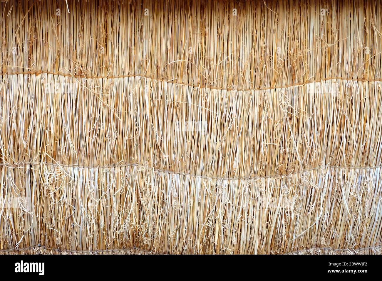 Straw House Wall Background Stock Photo - Alamy