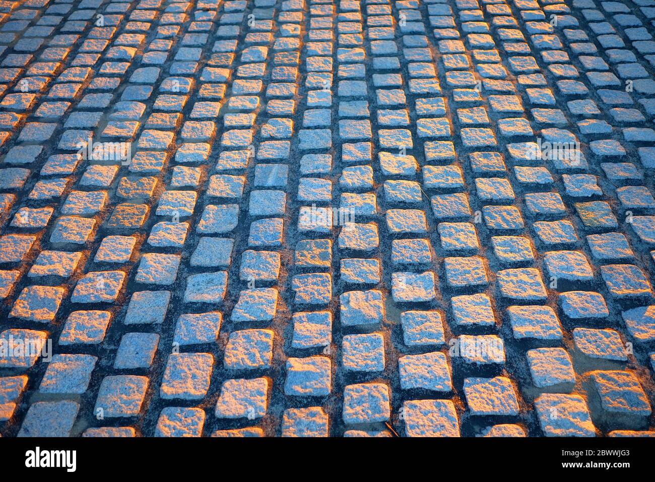 Sunlight Shining on Stone Pavement Stock Photo - Alamy