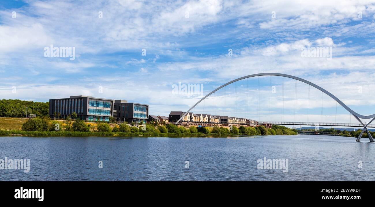 The Infinity Bridge in Stockton on Tees,England,UK Stock Photo - Alamy