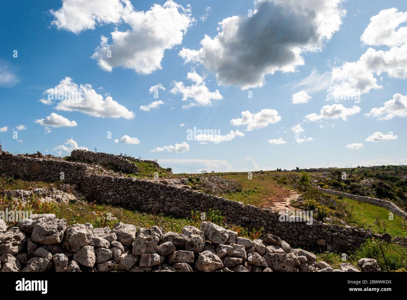 colors of june in sicily Stock Photo - Alamy