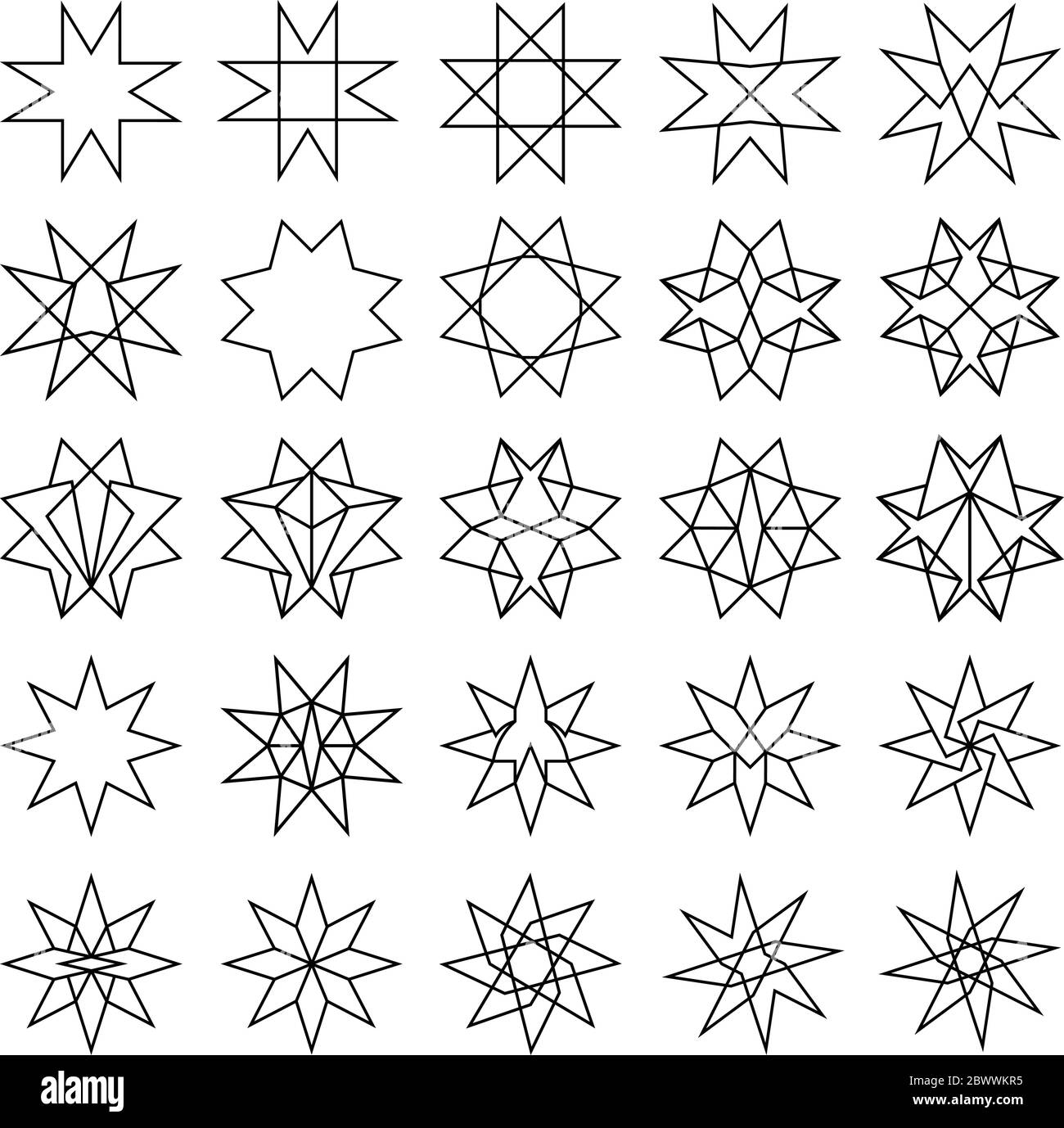 Eight point Stock Vector Images - Alamy