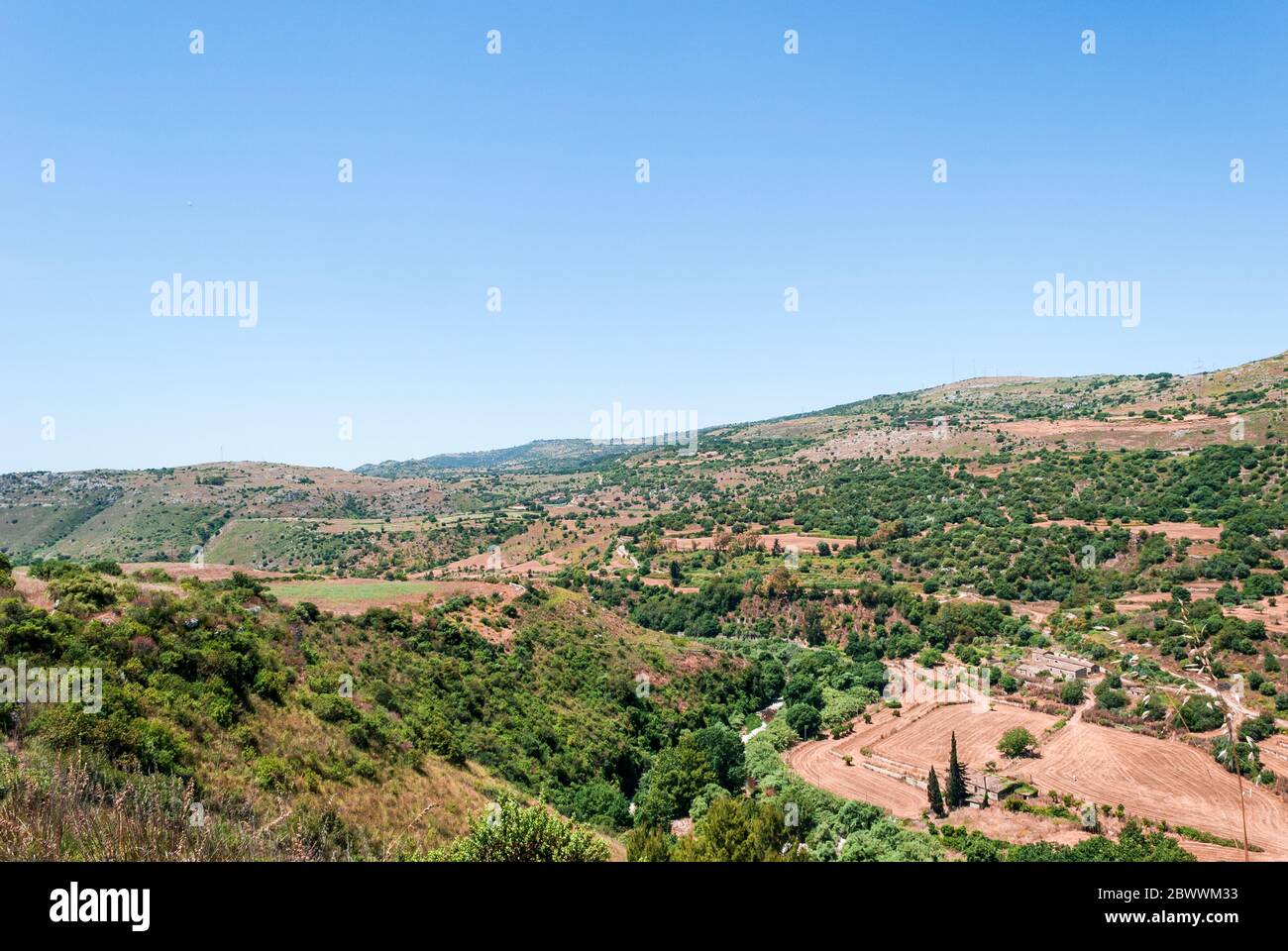 colors of june in sicily Stock Photo - Alamy