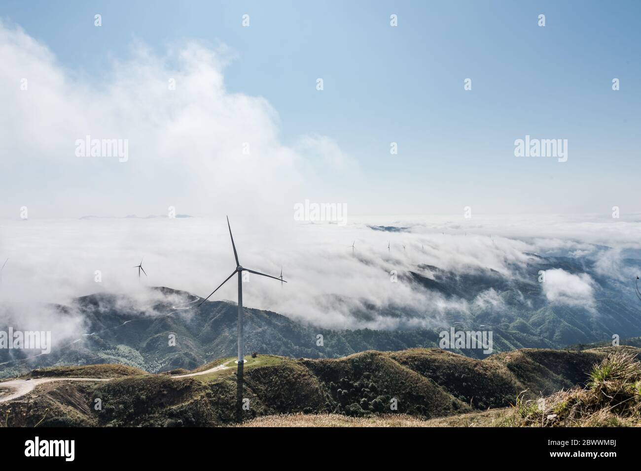 China power plant wind farm hi-res stock photography and images - Alamy