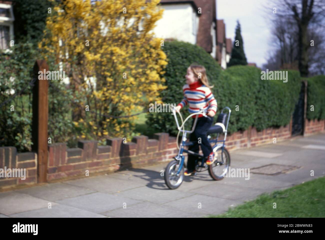 1970s kids bikes britain hi-res stock photography and images - Alamy