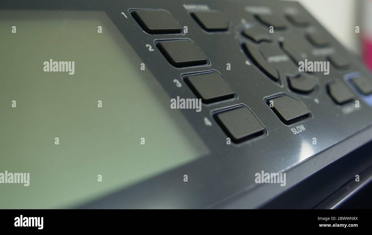 Industrial worker input data programing for CNC milling machine Stock Photo - Alamy