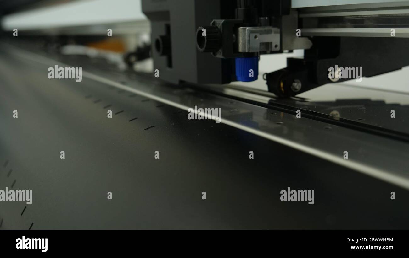 Industrial worker input data programing for CNC milling machine Stock Photo - Alamy